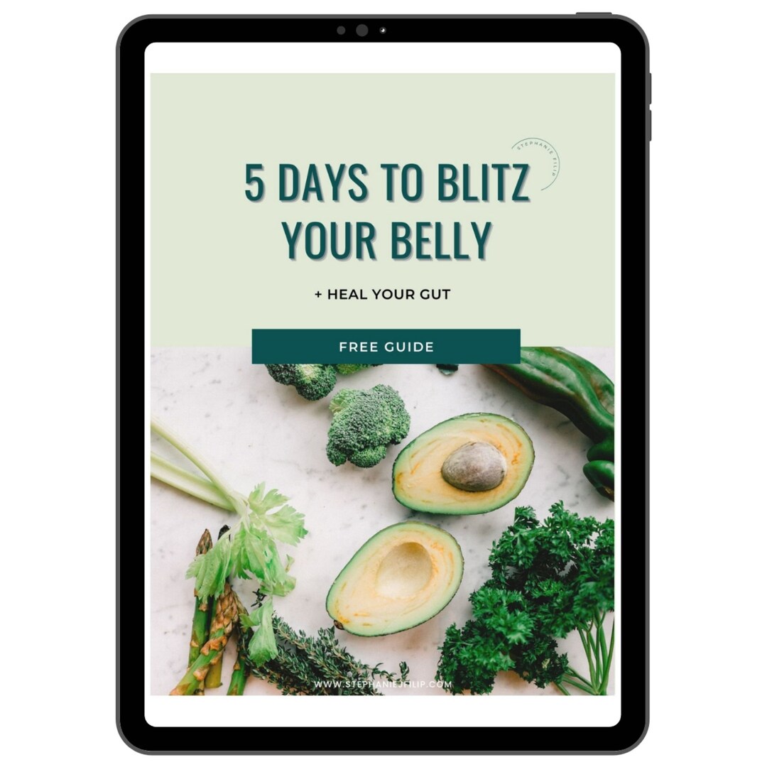 5 Days to Blitz Your Belly + Heal Your Gut [with Recipes] - Etsy