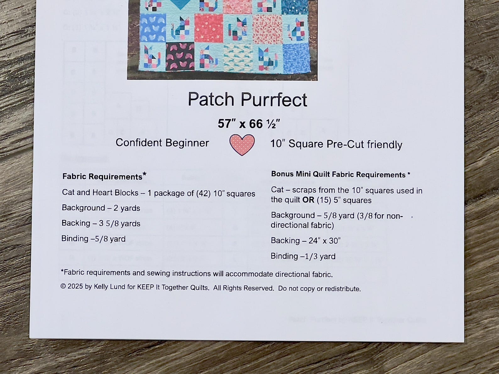 Patch Purrfect Quilt Pattern, Cat Quilt - Etsy