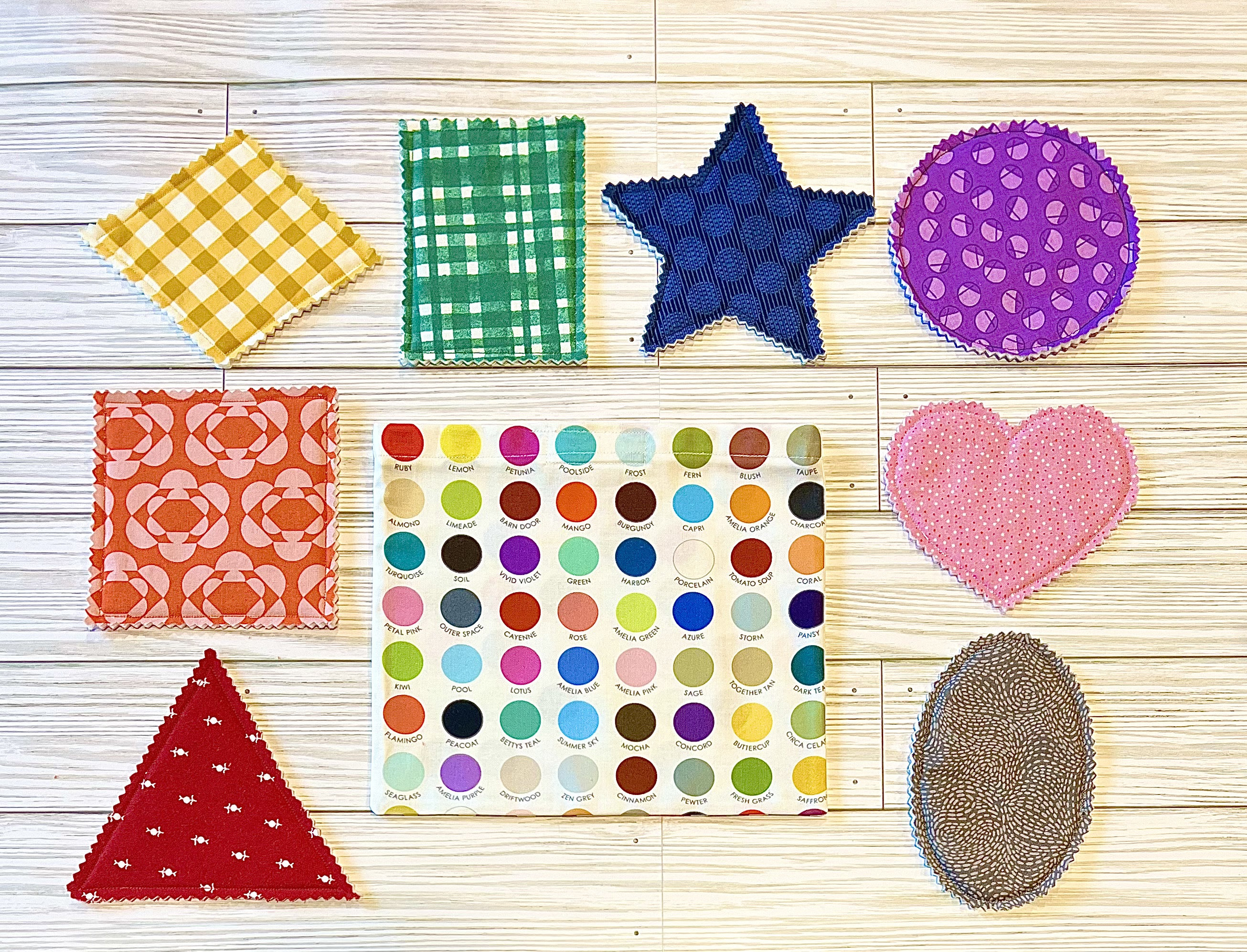 Fabric Shapes, Preschool Learning Tool, Soft Shapes, Homeschool - Etsy