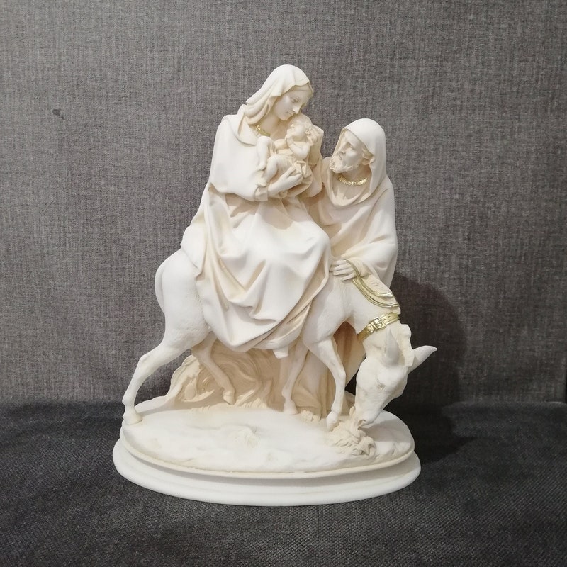 Holy Family Statue Stone - Etsy