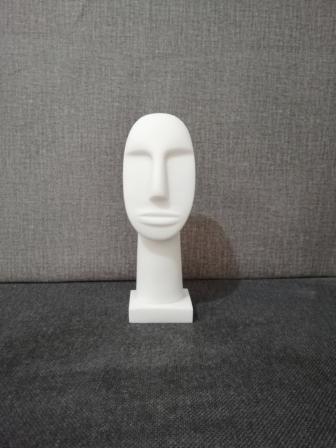 Cycladic Head Sculpture: Alabaster Museum Idol Replica (17.5cm) - Etsy