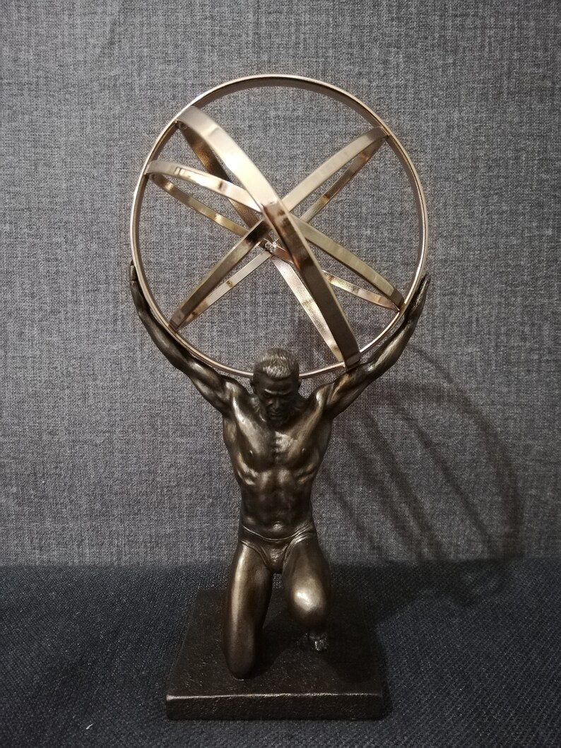 Atlas Titan Hold up the Celestial Heavens 21cm-8.26in Museum - Etsy