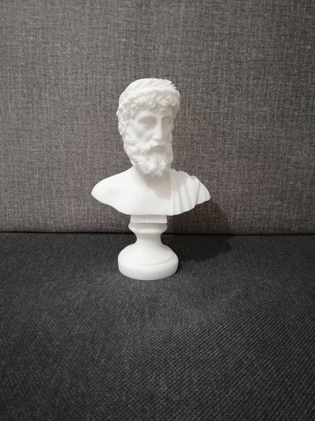 Zeus Sculpture: Handmade Alabaster Statue, Greek God Decor (6.1in) - Etsy