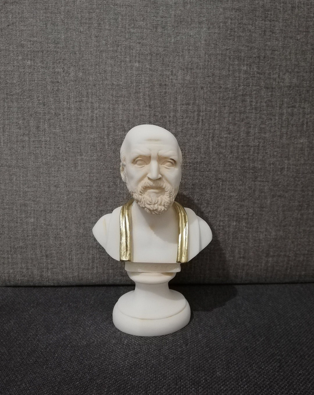 Hippocrates Head Bust 15cm-5.90in the Father of Medicine Ancient Greece ...