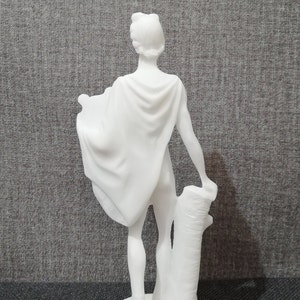 Apollo Greek Roman God of Archery, Music and Dance 6.3in 16cm Alabaster ...