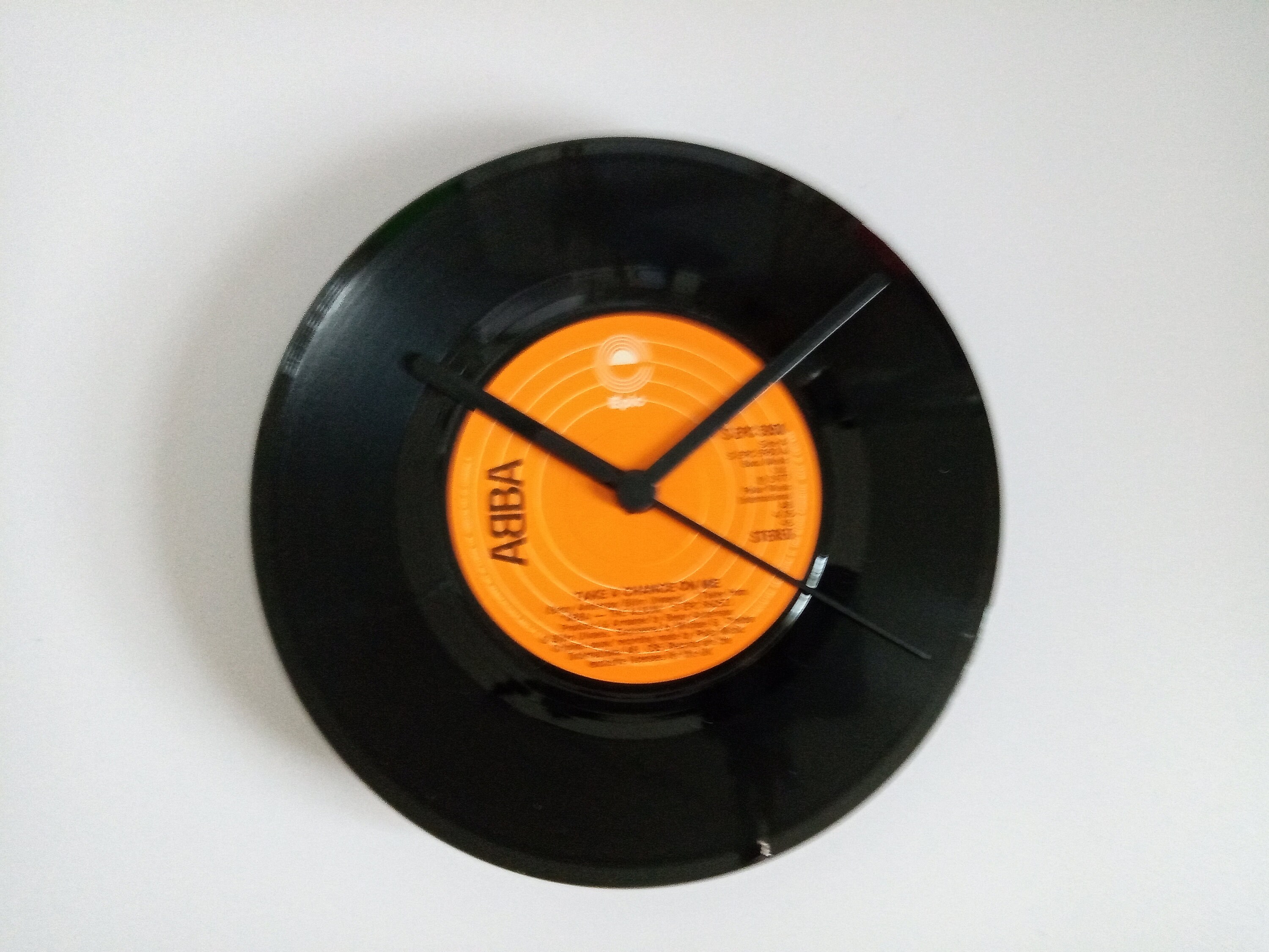 ABBA Take A Chance on Me Vinyl Record Wall Clock - Etsy UK