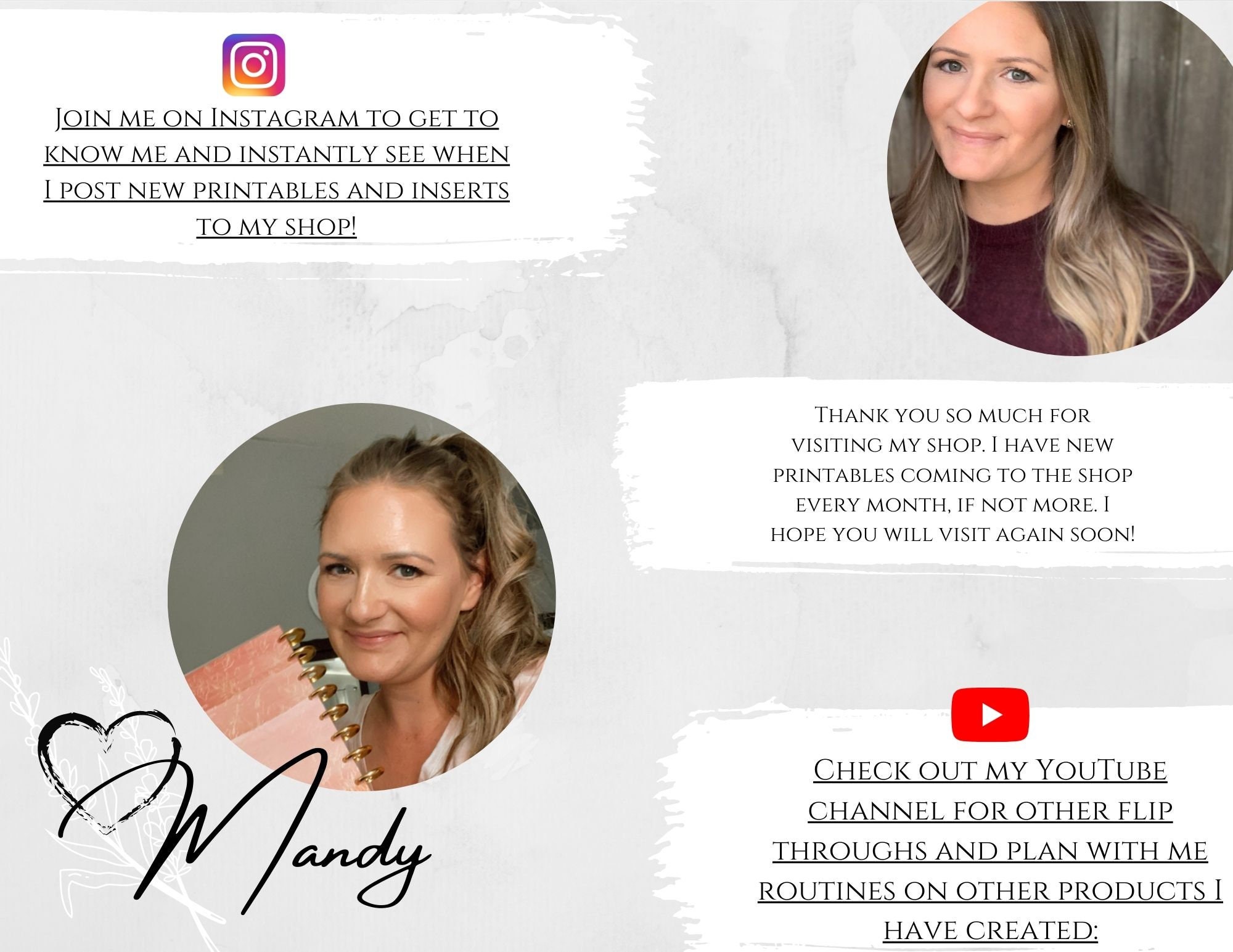 Task Routines Printables Planner Inserts // Habit Tracking // Goals and ...