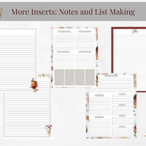 Planner for All Styles / Fall Themed / Catchall / Homeschool / Habit ...