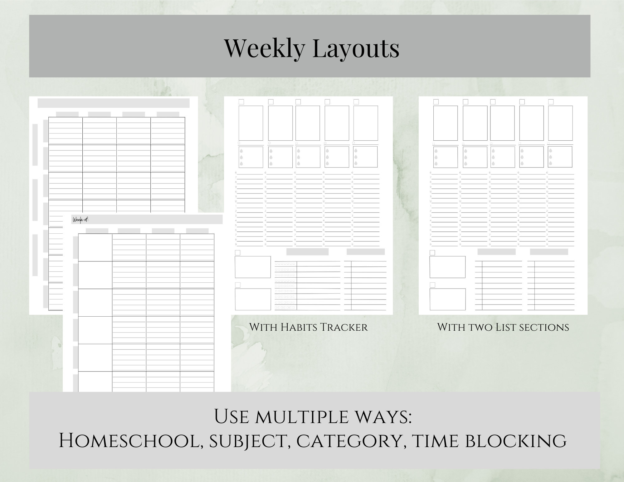 Create Your Own Planner! All the Pages to Create Your Own Planner - Etsy