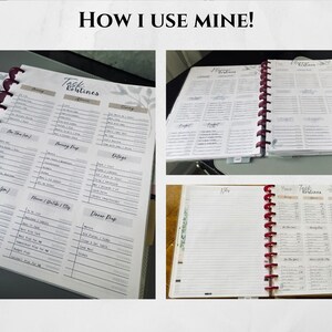 Task Routines Printables Planner Inserts // Habit Tracking // Goals and ...