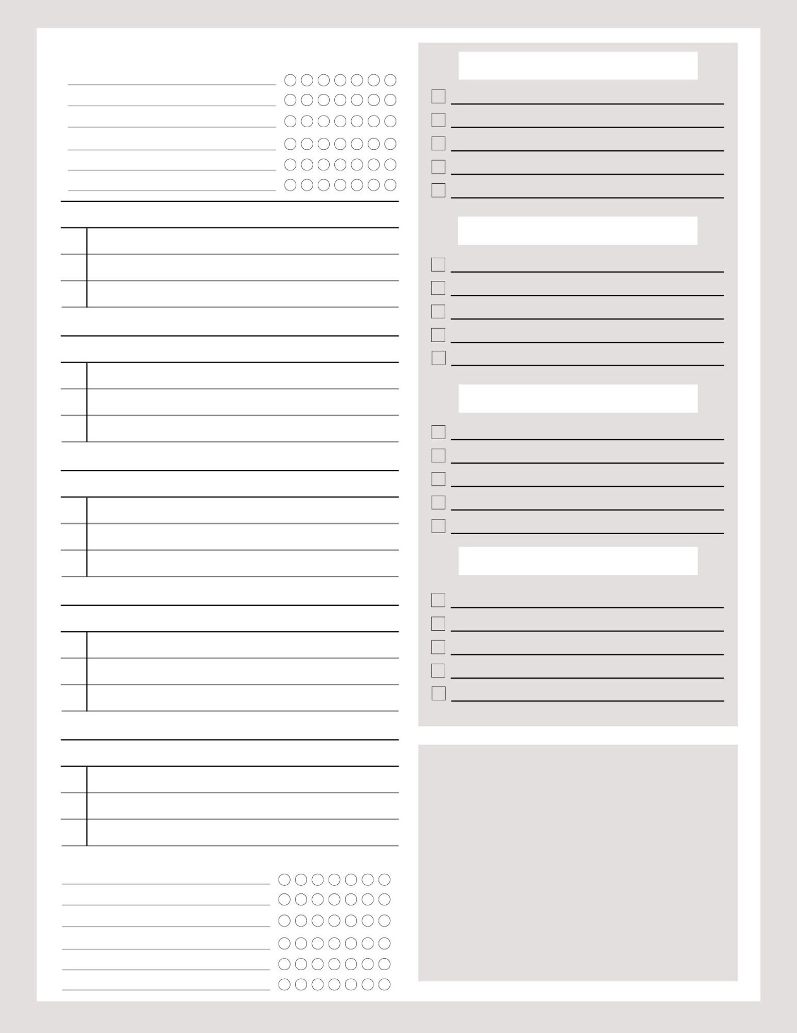 Daily Weekly Editable or Printable Catchall Planner / Planner - Etsy