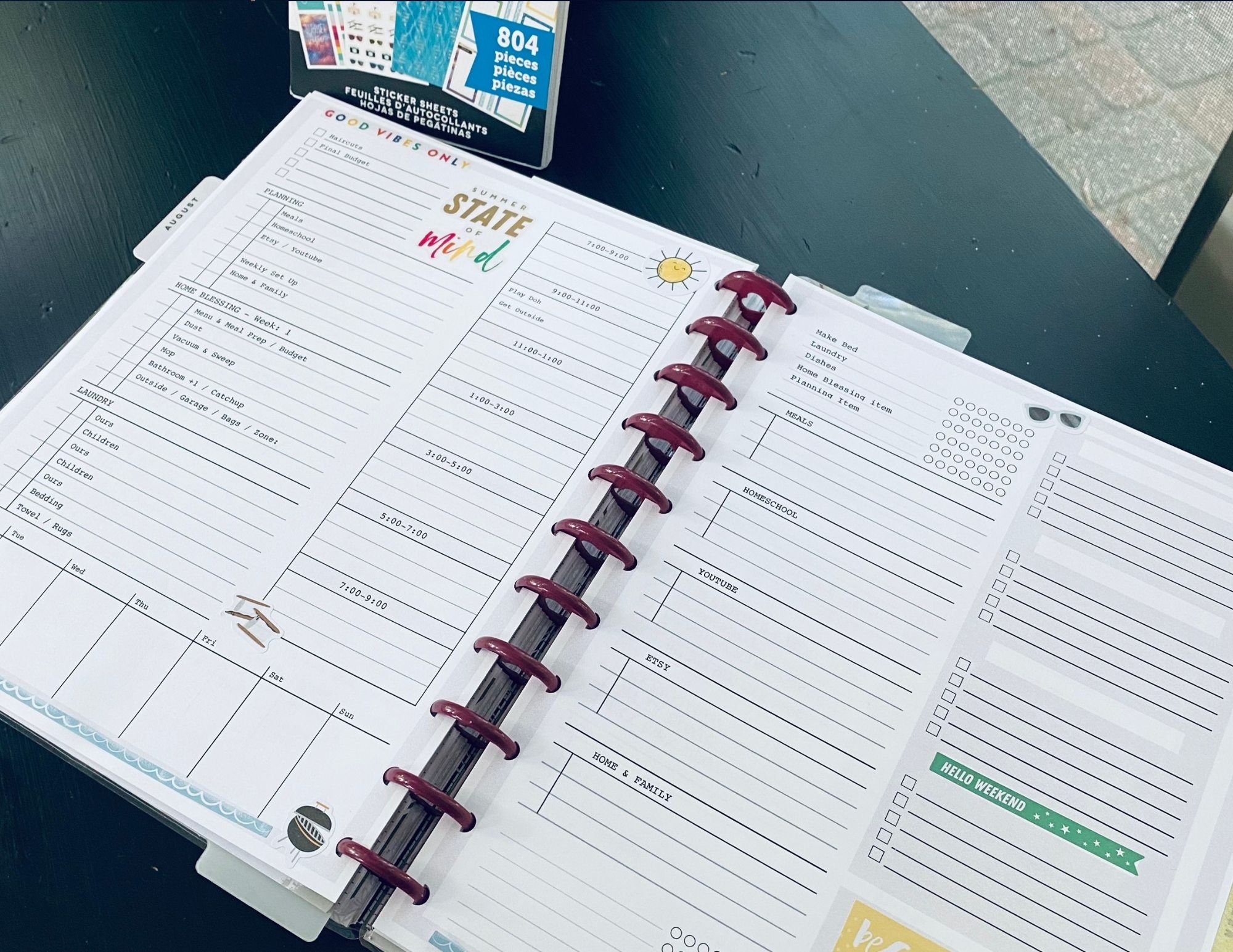 Daily Weekly Editable or Printable Catchall Planner / Planner - Etsy