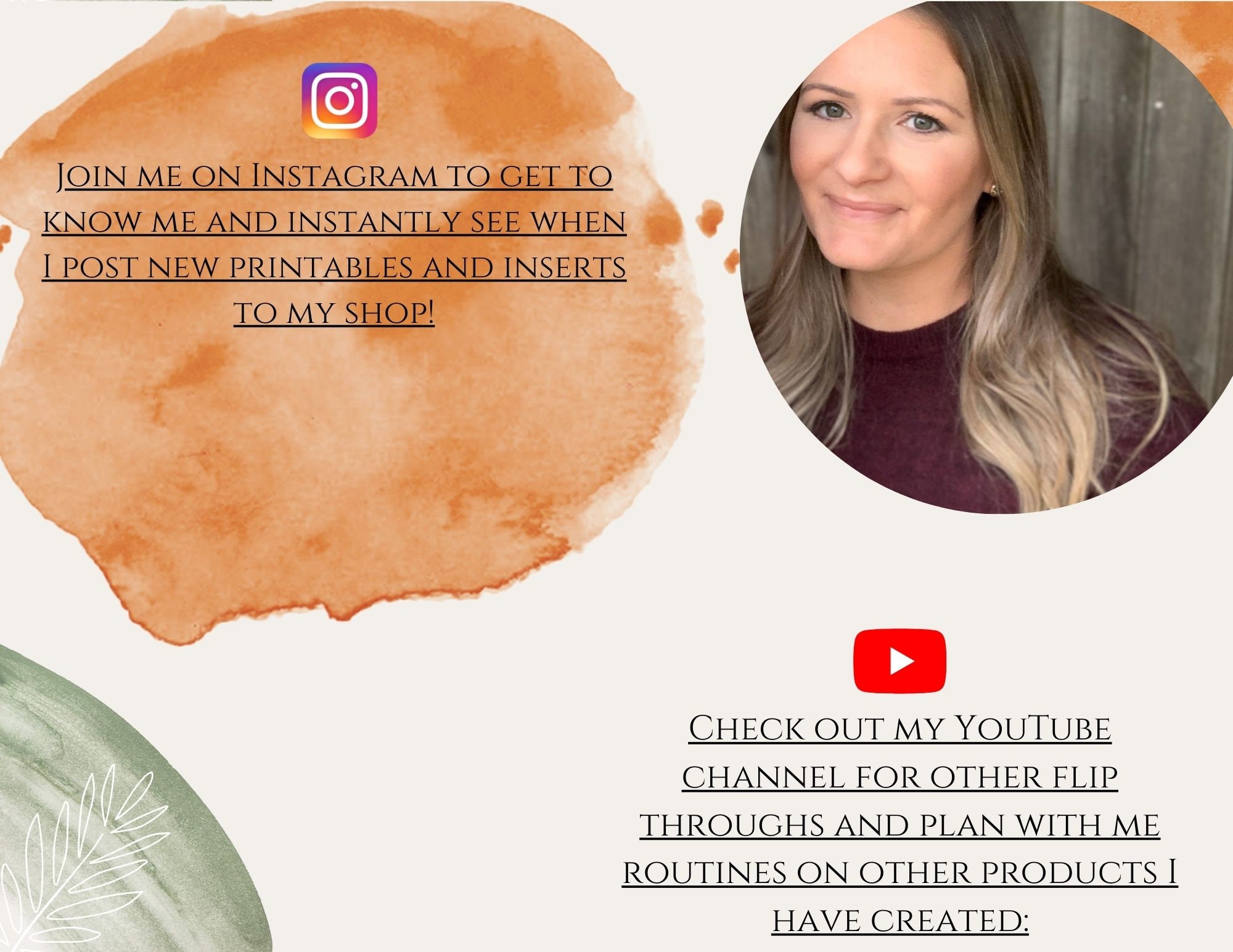 Weekly Routines and More Planner Insert Classic and Big Size Happy ...