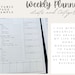 Daily Weekly Editable or Printable Catchall Planner / Planner Guide ...