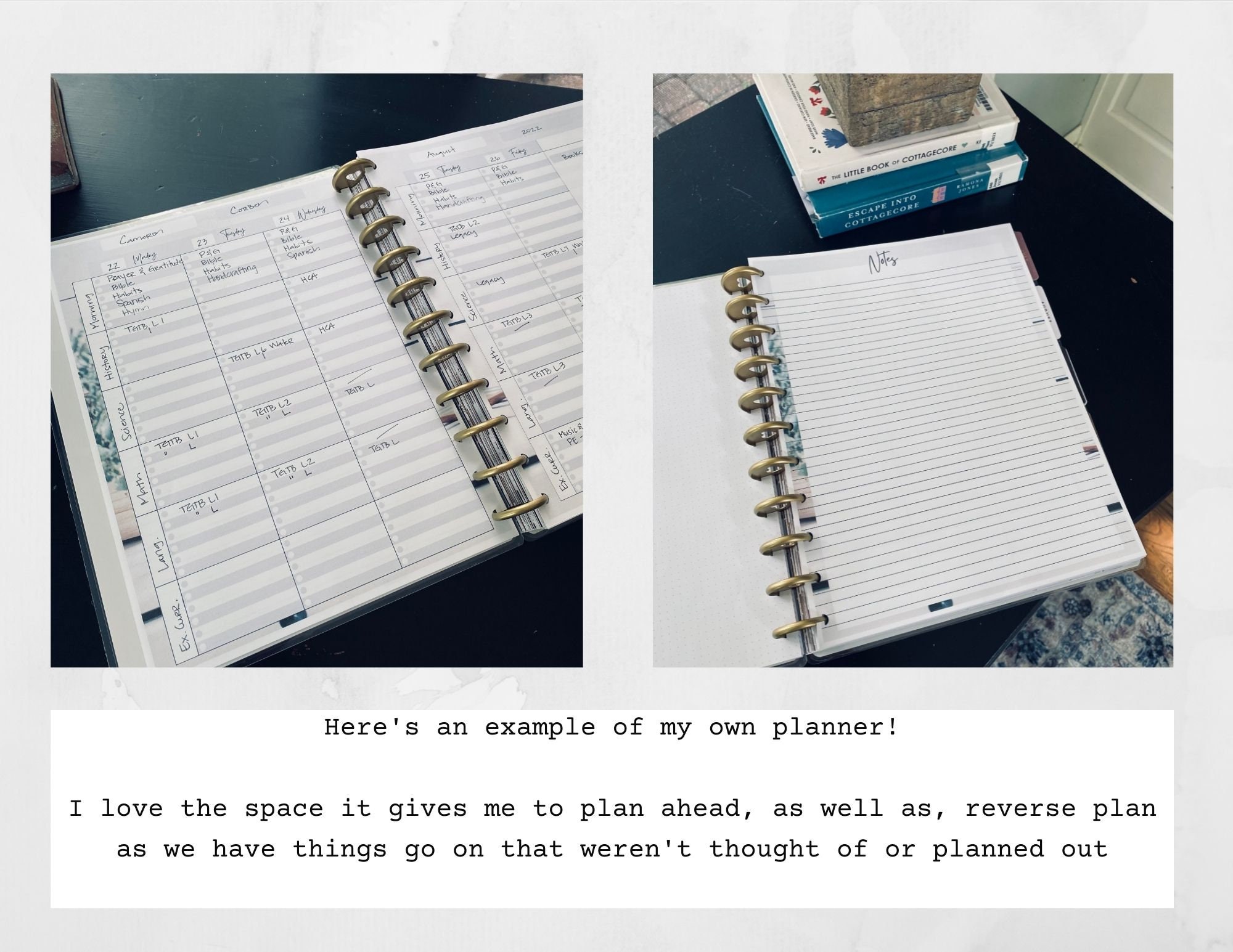 Homeschool Lesson Planner / Lesson Planner / Weekly Lesson Plan ...