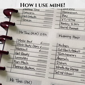 Task Routines Printables Planner Inserts // Habit Tracking // Goals and ...