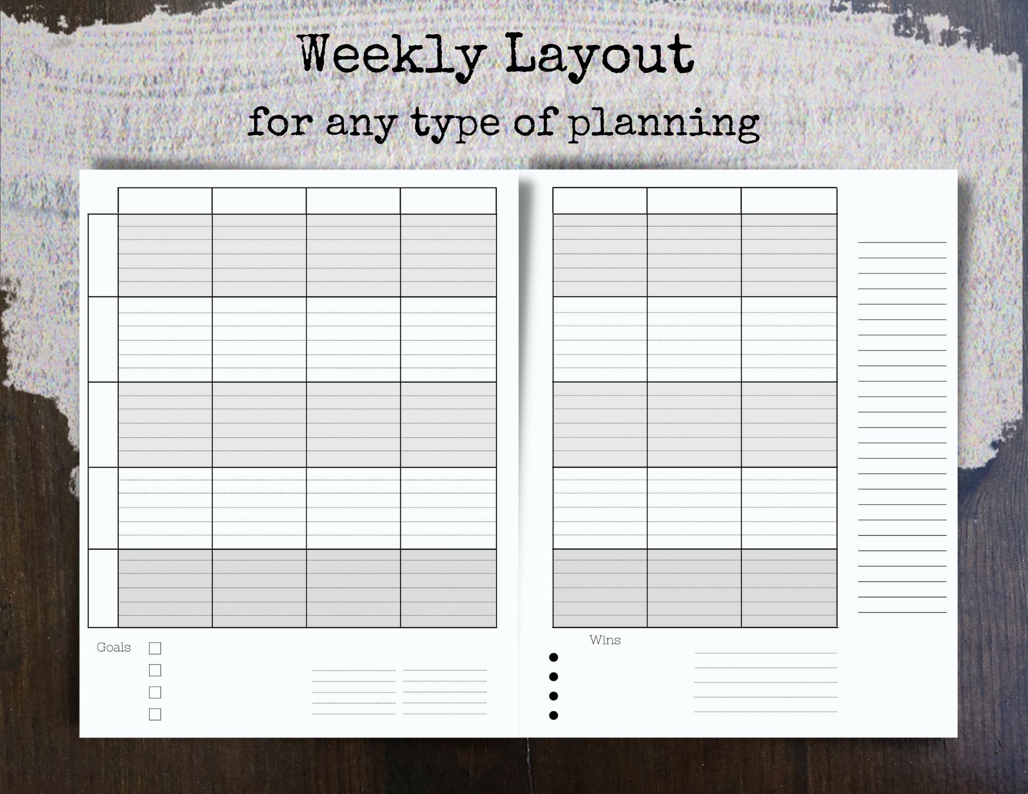 Undated Teacher Student Weekly Planner Printable Homeschool - Etsy
