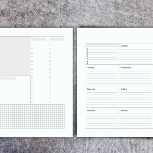 Weekly Dashboard Planner - Etsy