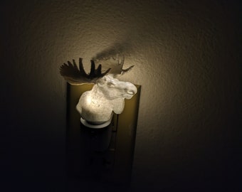 Moose Night Light - Etsy