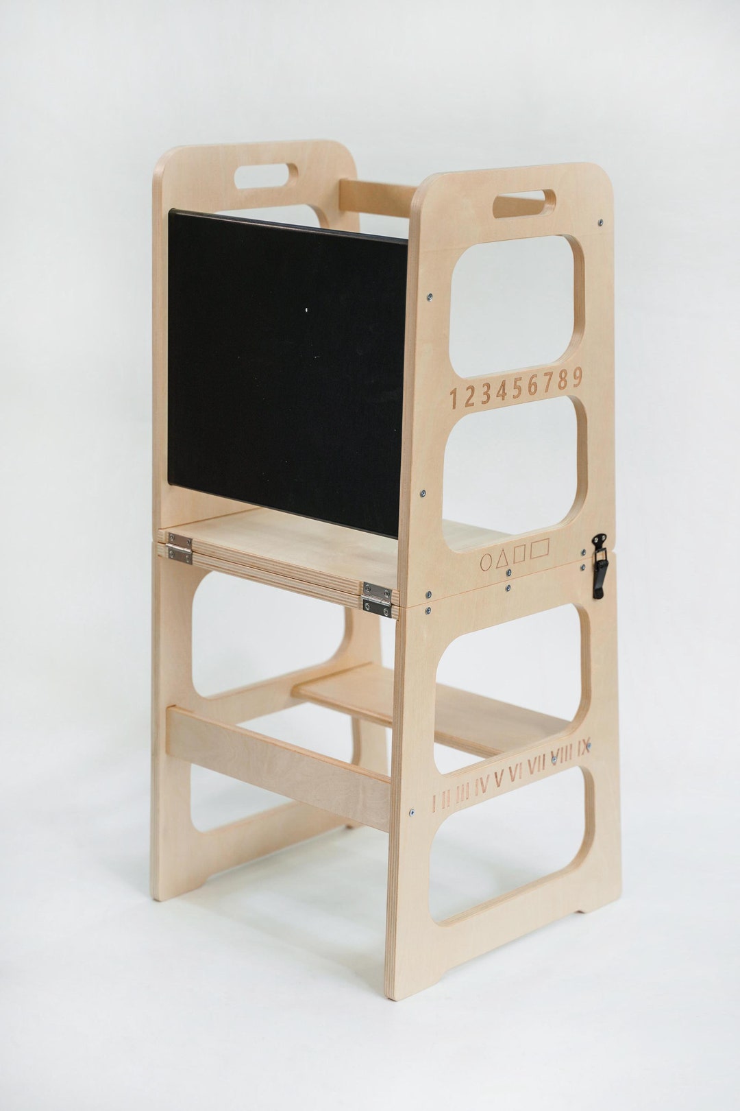 Montessori Learning Tower - Toddler Kitchen Stool Table and Chair All ...