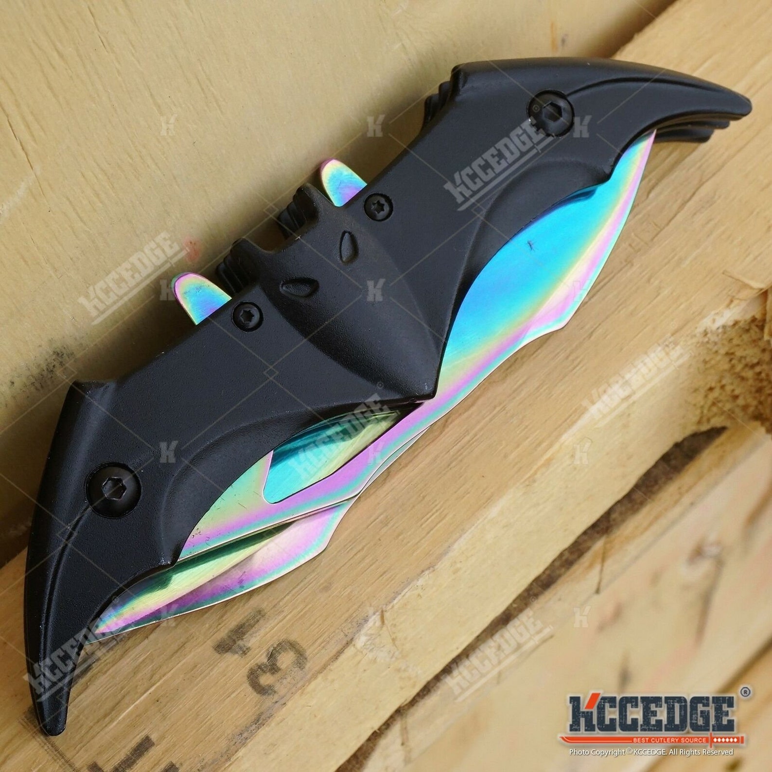 11.5 Batman Dual Blade Hunting Knife Dark Knight Bat - Etsy