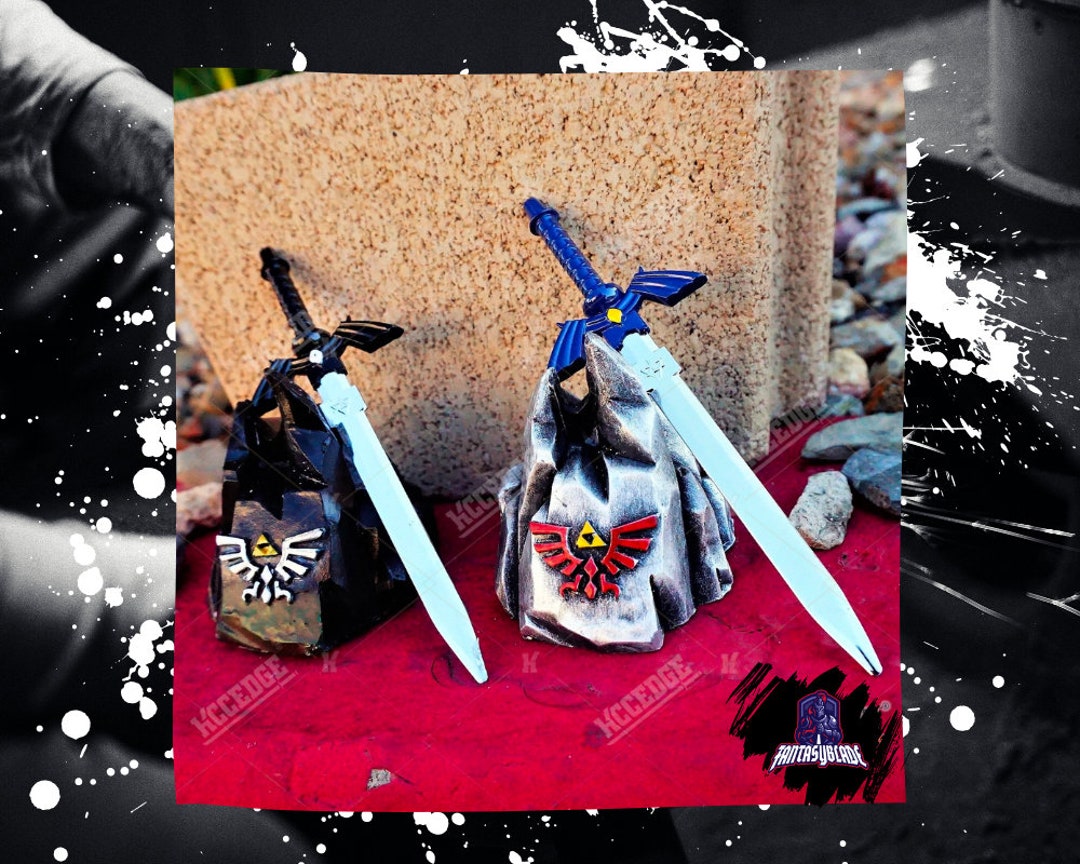 MINI Master Sword Letter Opener With Base Legend of Zelda Hylian Video ...