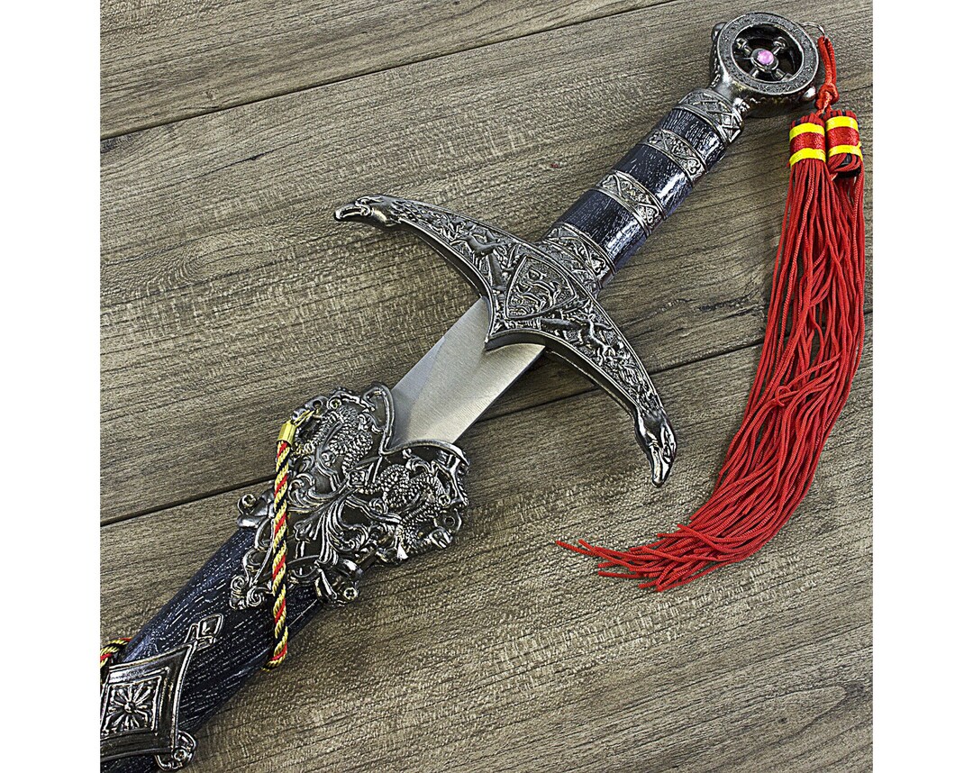 18.25 Robin Hood Ornate Short Sword Medieval Fantasy Dagger Knight ...
