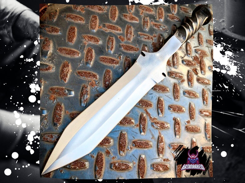 Custom Hand Forged Railroad Spike Carbon Steel Hunting Knife - Etsy