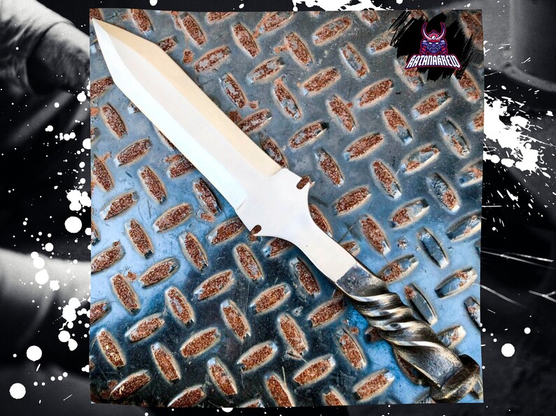 Custom Hand Forged Railroad Spike Carbon Steel Hunting Knife - Etsy