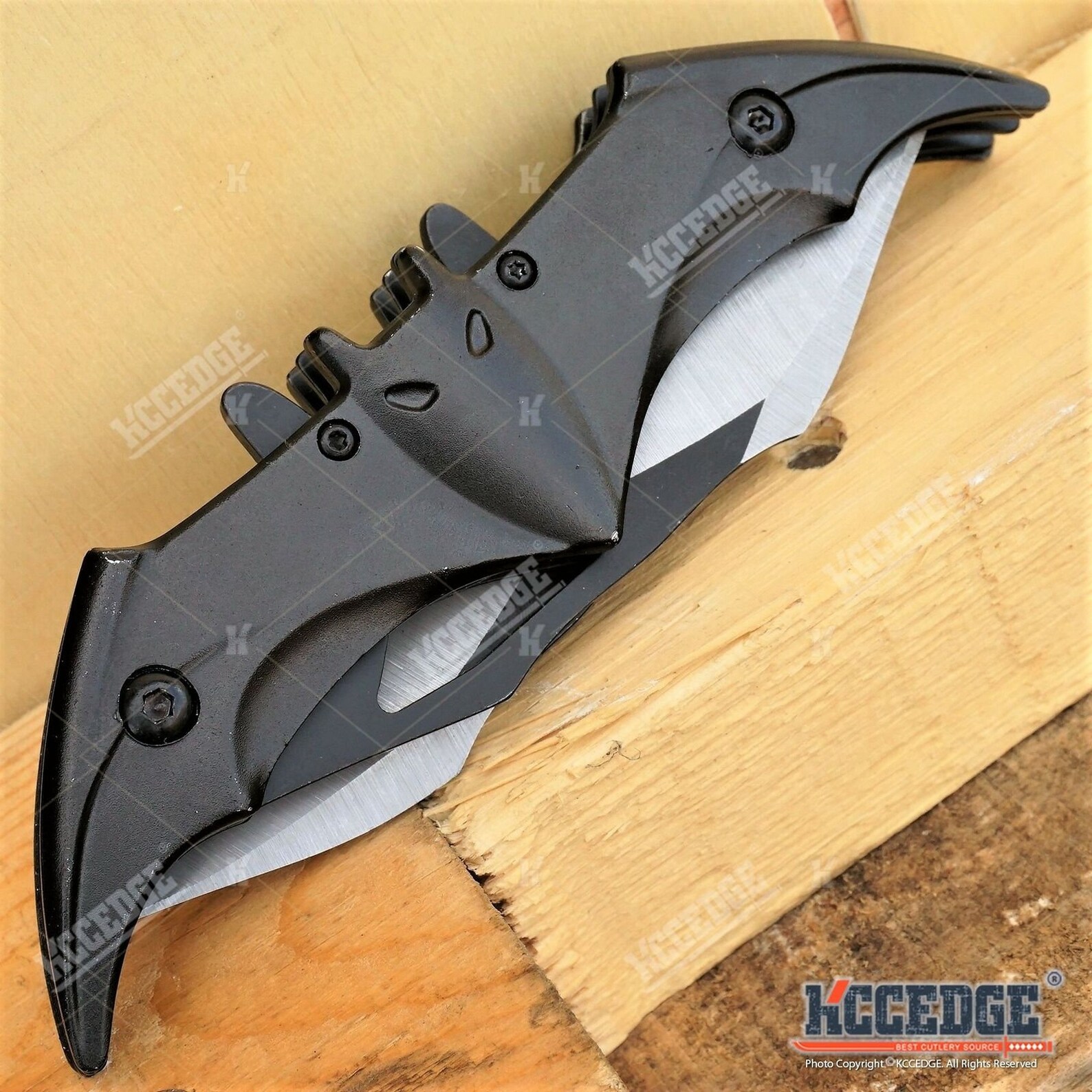 11.5 Batman Dual Blade Hunting Knife Dark Knight Bat - Etsy