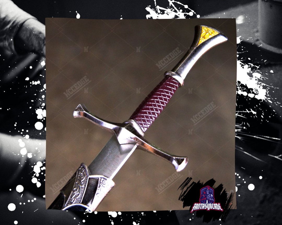 14 Medieval Knight's Golden Triangle Fixed Blade Dagger Knife With ...