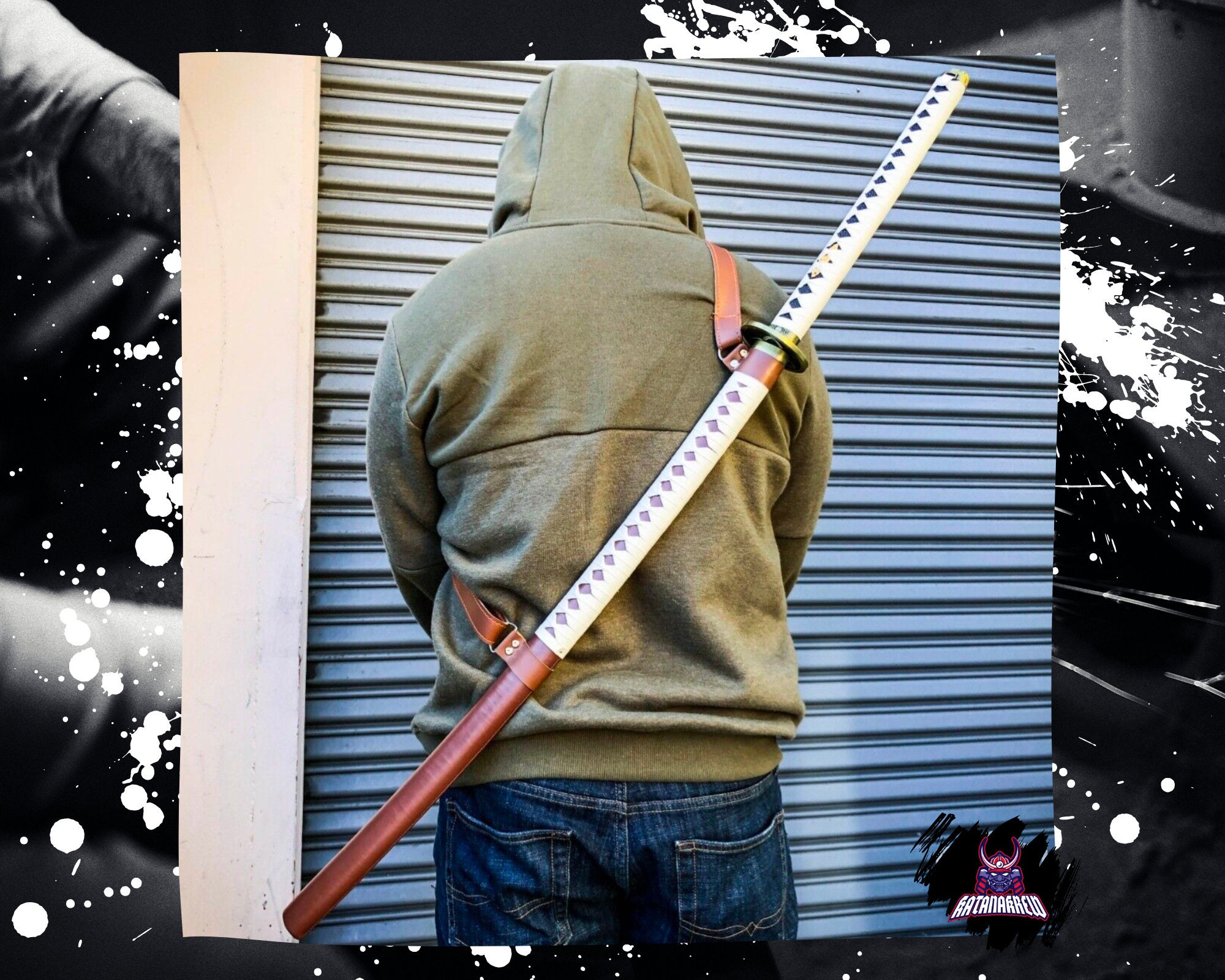 TWD Samurai Sword Michonne's Katana Zombie Killer Blade - Etsy