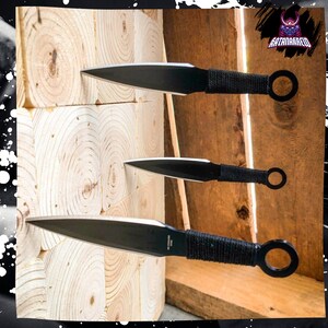 12 PC Ninja Hunting KNIVES Tactical Ninjutsu Kunai Throwing Knife NEW ...