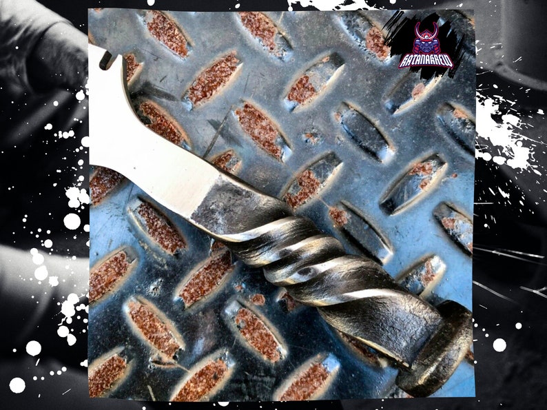 Custom Hand Forged Railroad Spike Carbon Steel Hunting Knife - Etsy