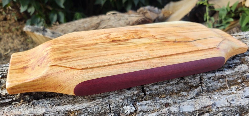 Honey Locust and Purpleheart Fruit Bowl, Catchall Tray, Candy Dish - Etsy
