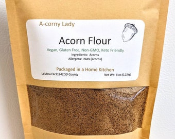 Acorn Flour, 1 Lb./ 450 Gr. Oak Acorn Flour, Oak Flour - Etsy