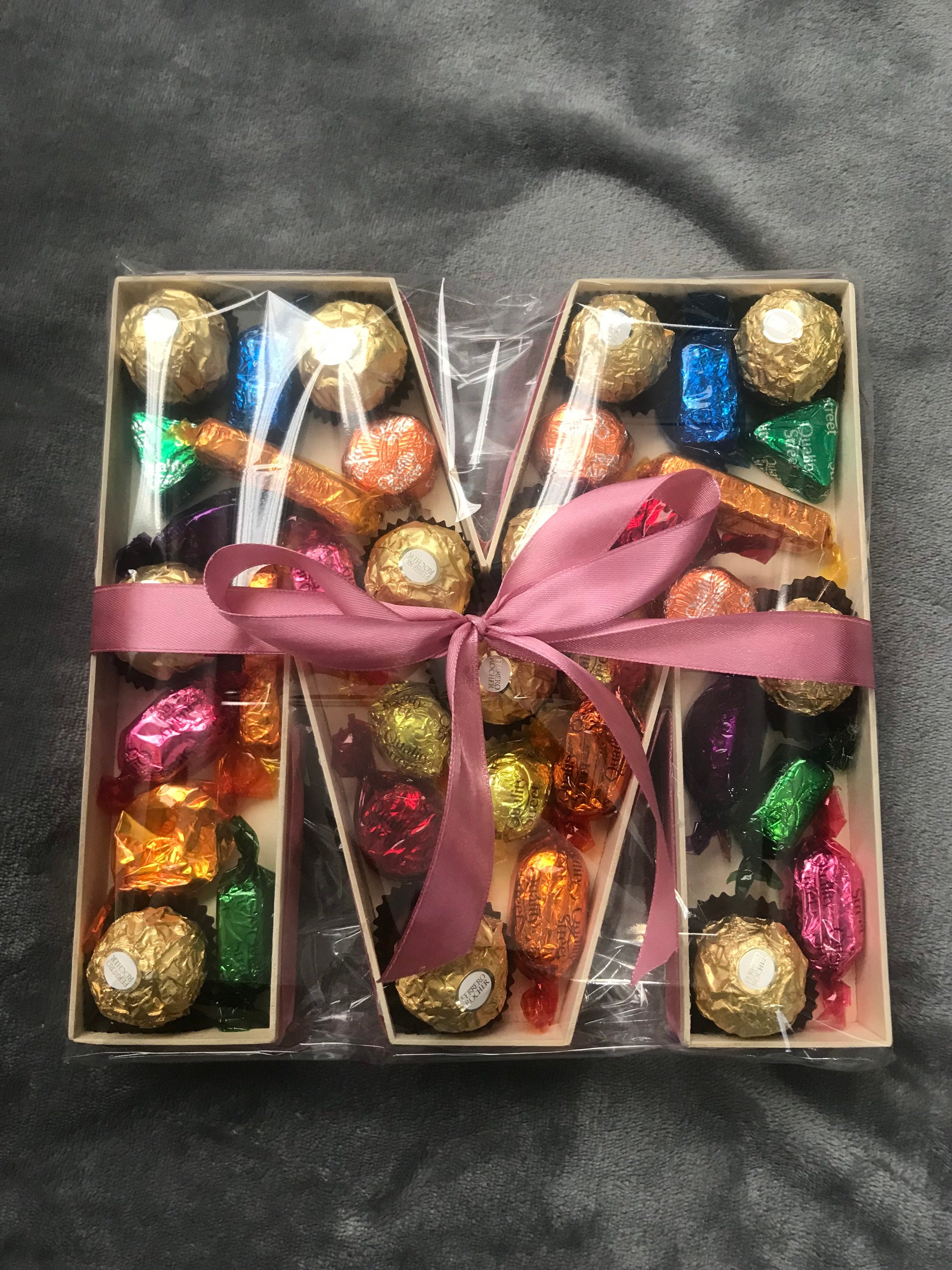 Chocolate Filled Letters | Chocolate Filled Initials | Chocolate Filled ...