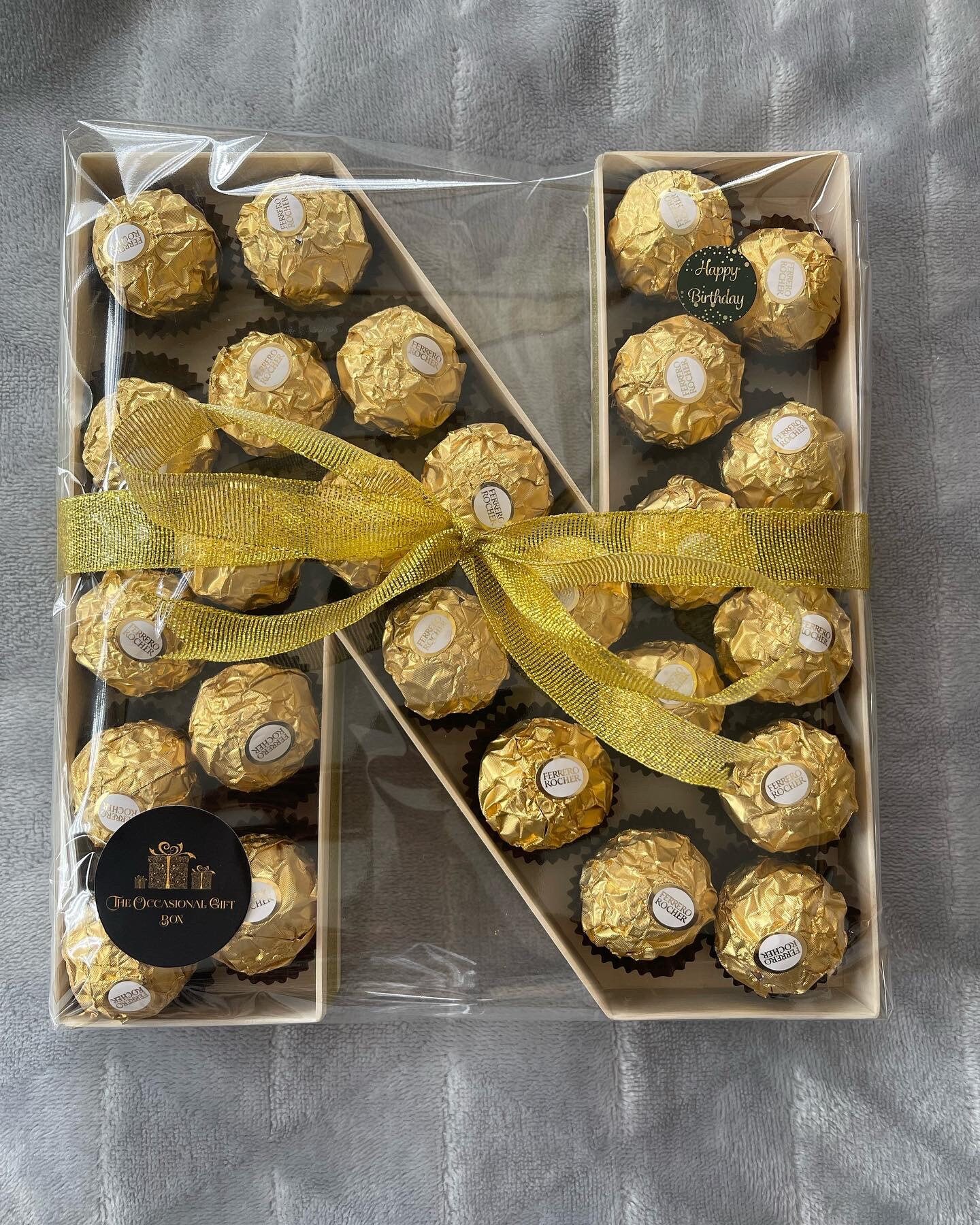 Chocolate Filled Letters | Chocolate Filled Initials | Chocolate Filled ...