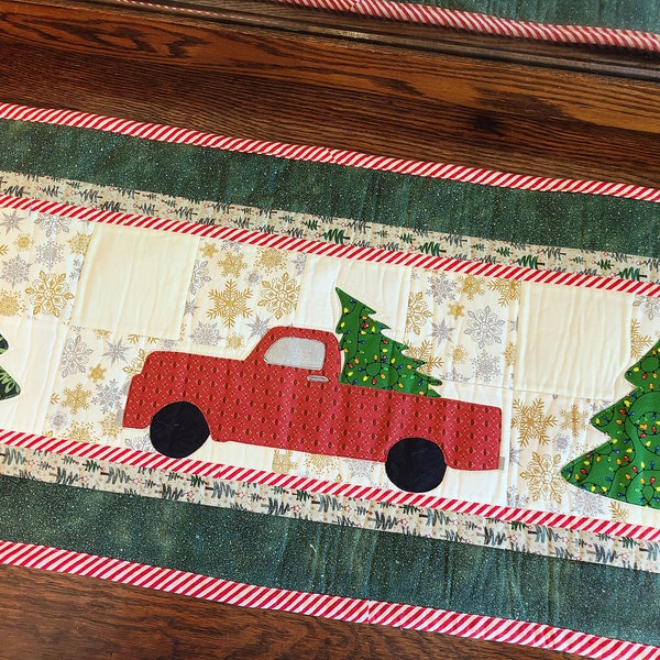 Red Christmas Truck - Etsy
