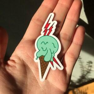 Gucci Mane/Squidward Ice Cream Cone Sticker | Etsy