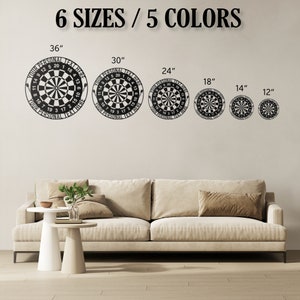 Personalized Dart Board Name Metal Sign. Darts Lover Home Decor. Custom ...