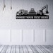 Personalized Demolition Worker Name Metal Sign. Custom Heavy Machinery ...