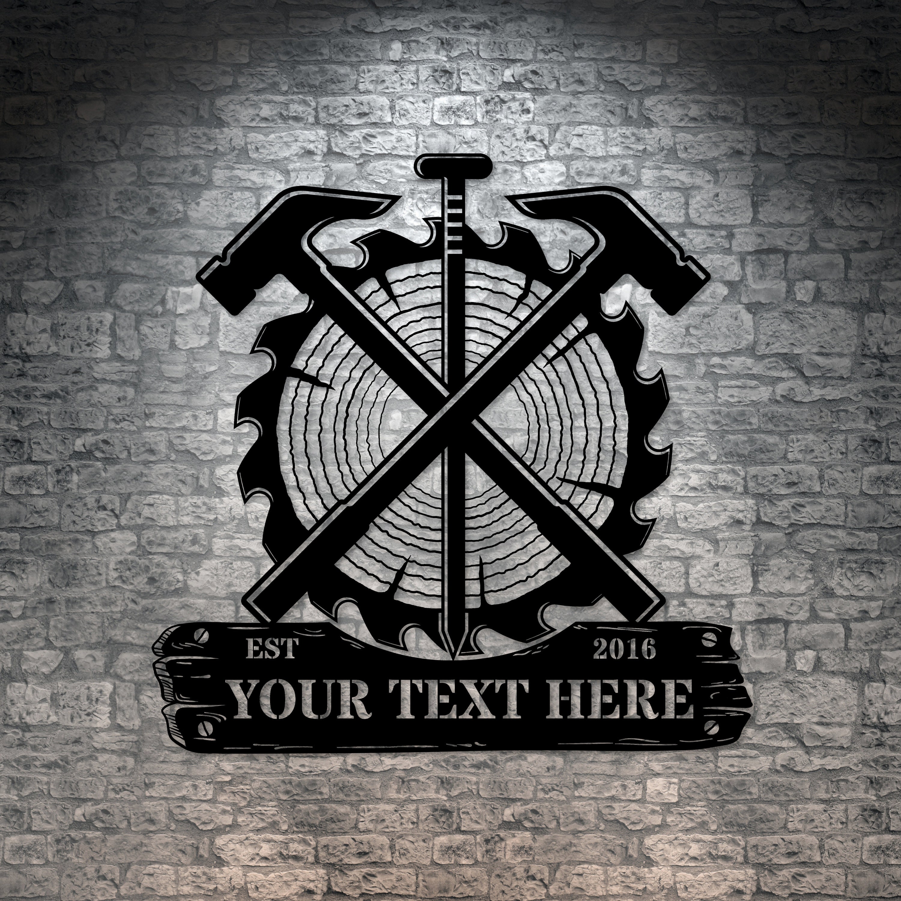 Personalized Carpenter Name Metal Sign Gift. Woodworker Wall - Etsy