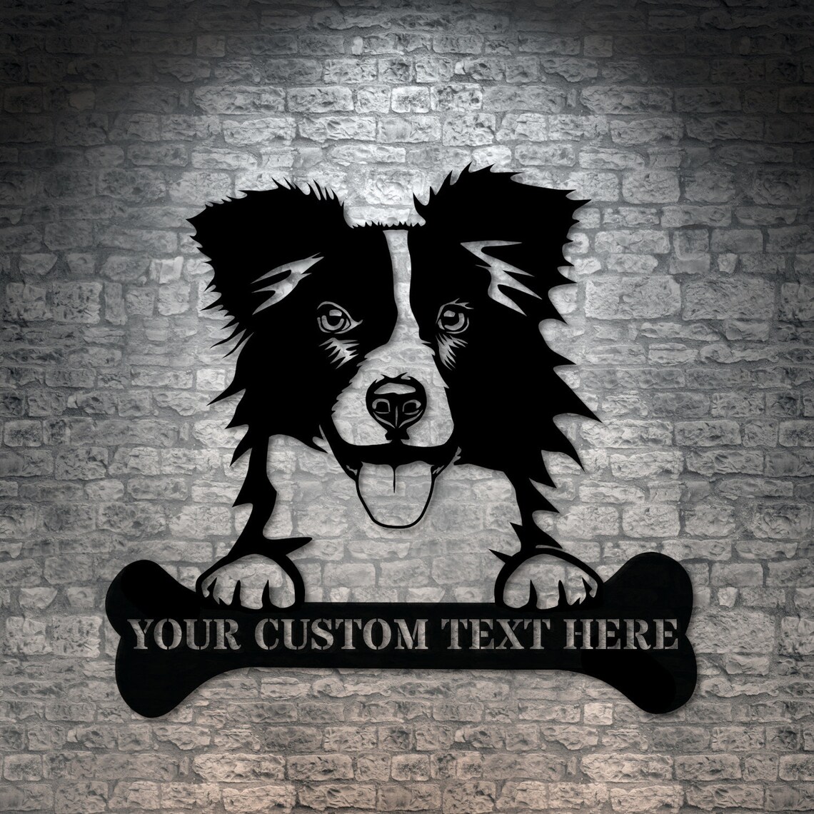 Personalized Border Collie Name Metal Sign Gift Custom Dog - Etsy