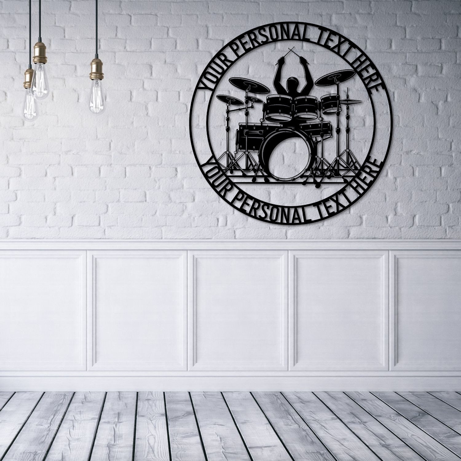 Personalized Drum Player Name Metal Sign Drummer Wall - Etsy