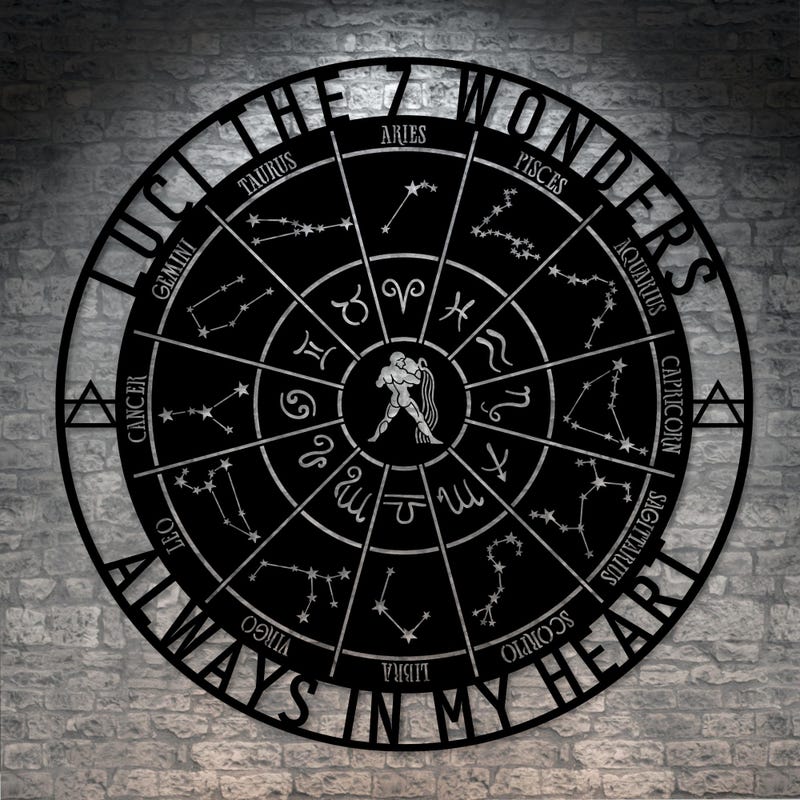 Zodiac Wheel - Etsy