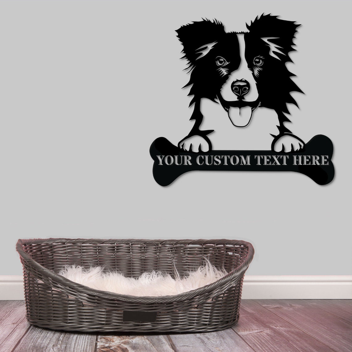 Personalized Border Collie Name Metal Sign Gift Custom Dog - Etsy