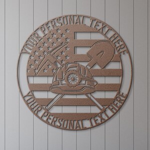 Personalized Mine Worker Metal Sign With Your Custom Text. Custom Coal ...