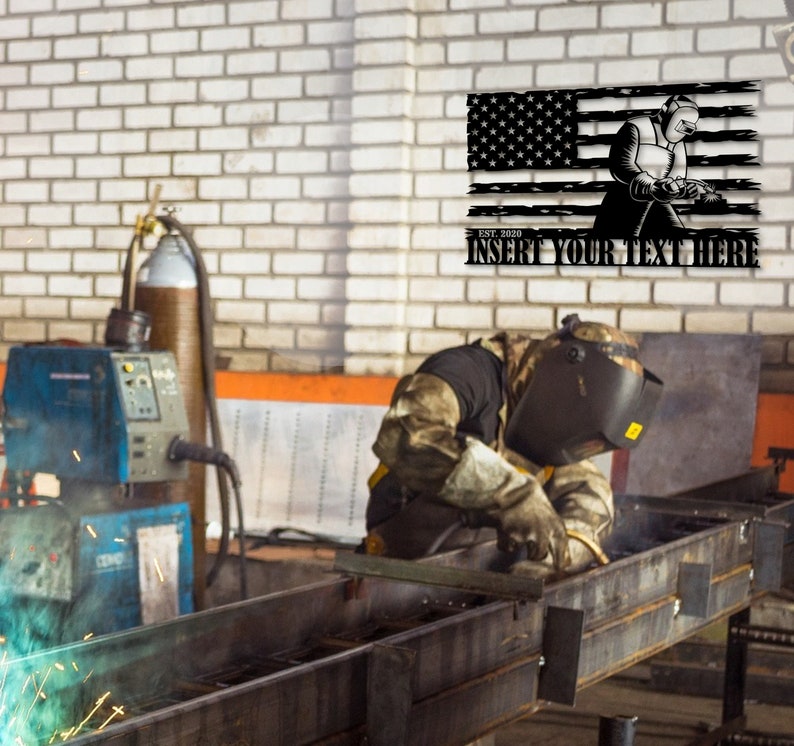 Personalized US Mig Welder Name Metal Sign Gift. Custom - Etsy