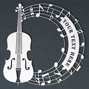 Personalized Cello and Notes Name Metal Sign. Custom Cellist Wall Decor ...